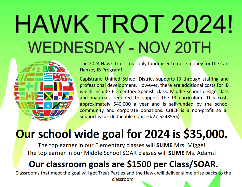 Hawk Trot | Carl Hankey International Education Foundation